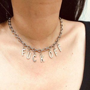 Jewelry | Custom Word Alphabet Letters Necklace Choker | Poshmark